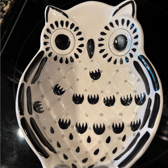Home Essentials | Dining | Home Essentials Black And White Owl ...
